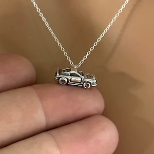 Sterling Silver 3D Race Car Necklace: Small Automotive Pendant - Etsy