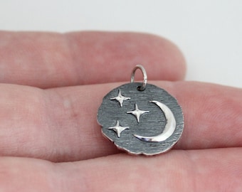 Moon and Star Coin | Etsy