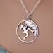 Sterling Silver Rock Climbing Girl Necklace: Climber Jewelry - Etsy