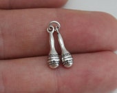 Sterling Silver Maracas Charm Sterling Silver Maracas - Etsy