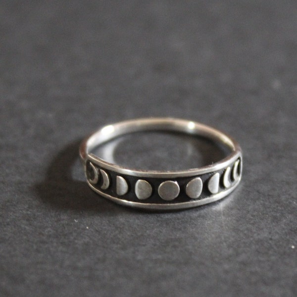 Moon Phase Ring - Etsy