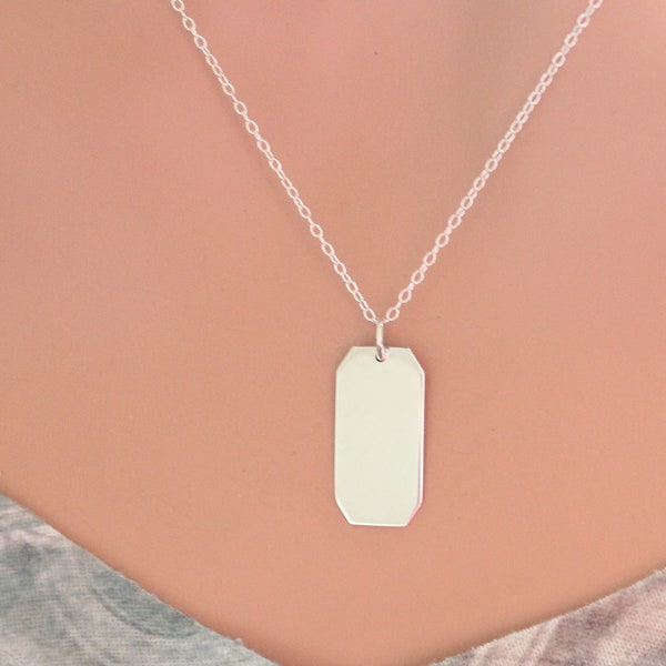 Rectangle Pendant - Etsy