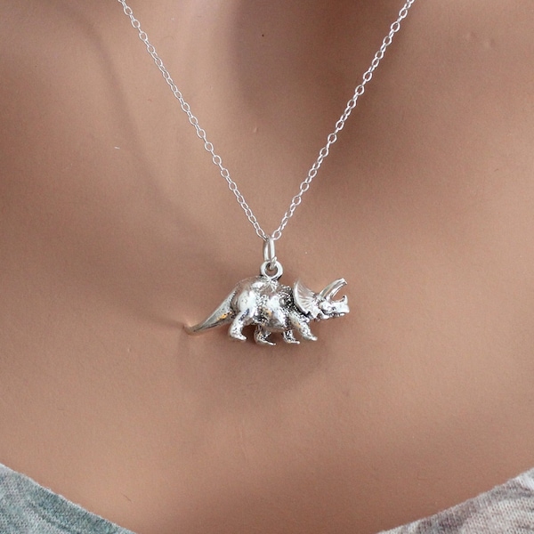 Dinosaur Necklace - Etsy