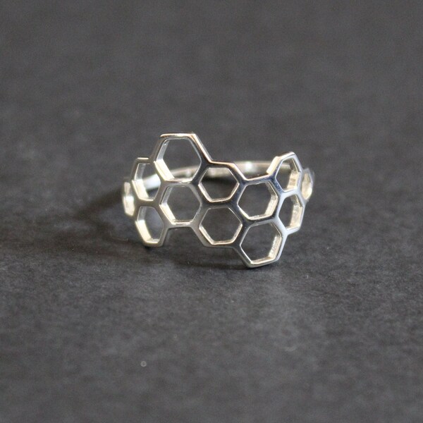 Honeycomb Ring - Etsy