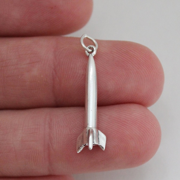Rocket Pendant - Etsy