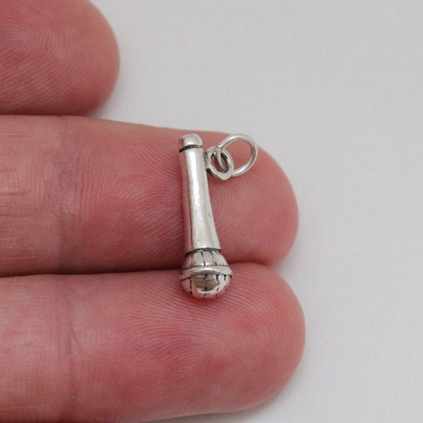 Microphone Charm - Etsy