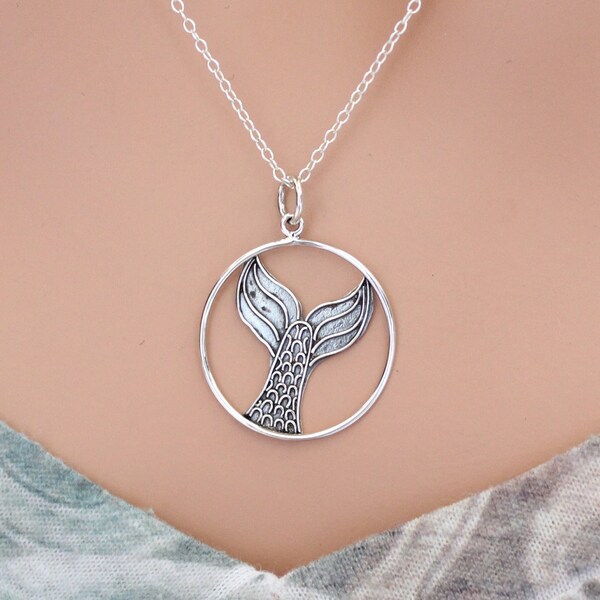 Mermaid Tail Pendant - Etsy