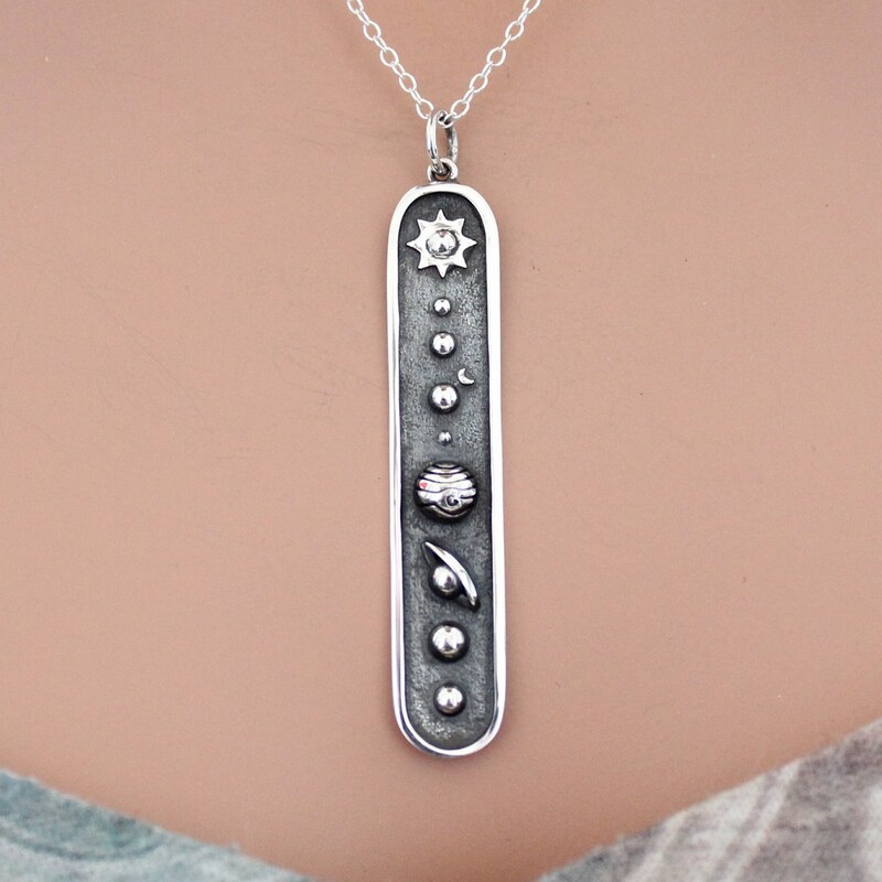 Solar System Necklace - Etsy