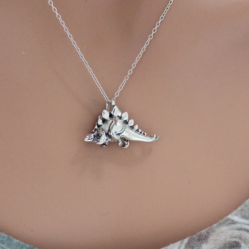 Dinosaur Necklace - Etsy