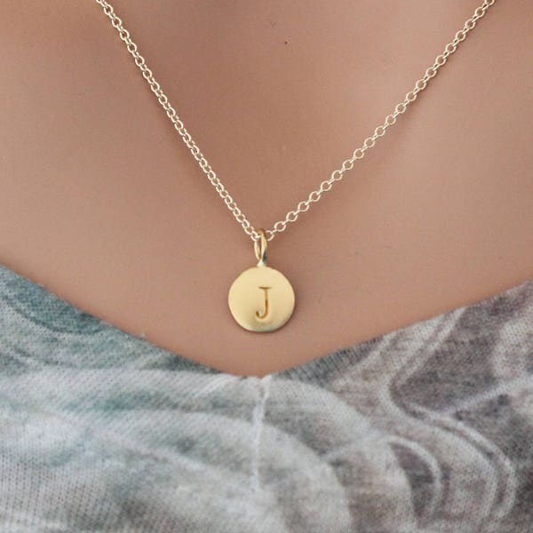 J Necklace - Etsy