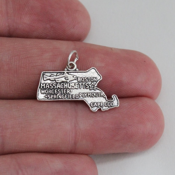 Massachusetts Pendant - Etsy