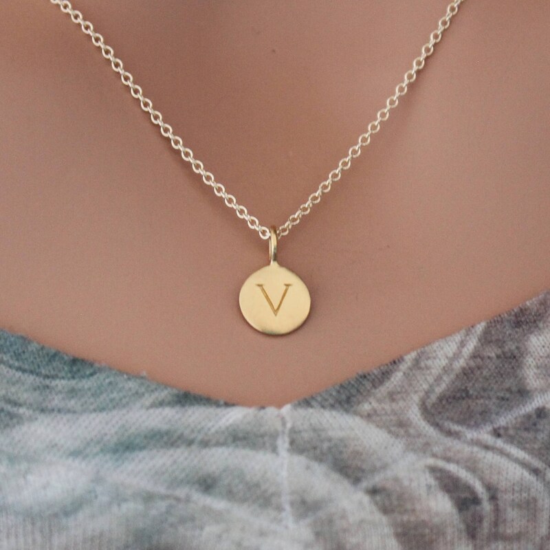 V Necklace - Etsy