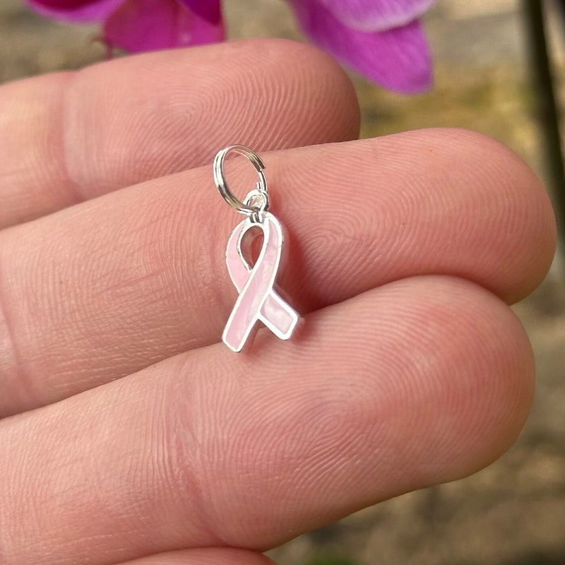 Pink Ribbon Beads - Etsy