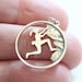 Sterling Silver Rock Climbing Girl Charm Pendant - Etsy