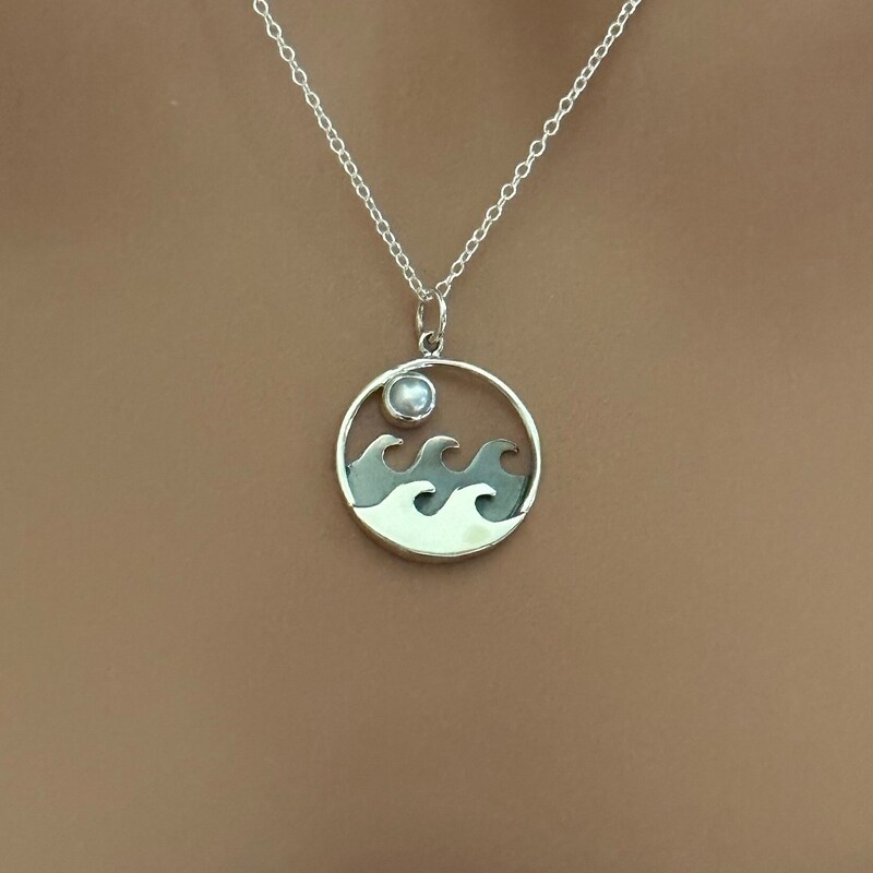 Wave Necklace - Etsy