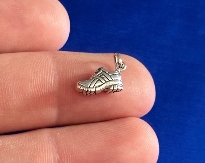 Sterling Silver Track Shoe Charm, Silver Track Running Shoe Charm ...