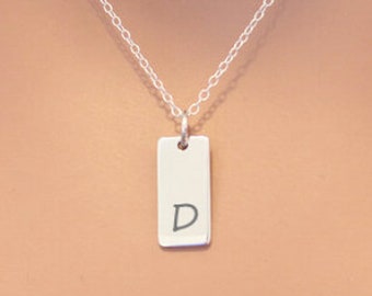 Letter d necklace | Etsy
