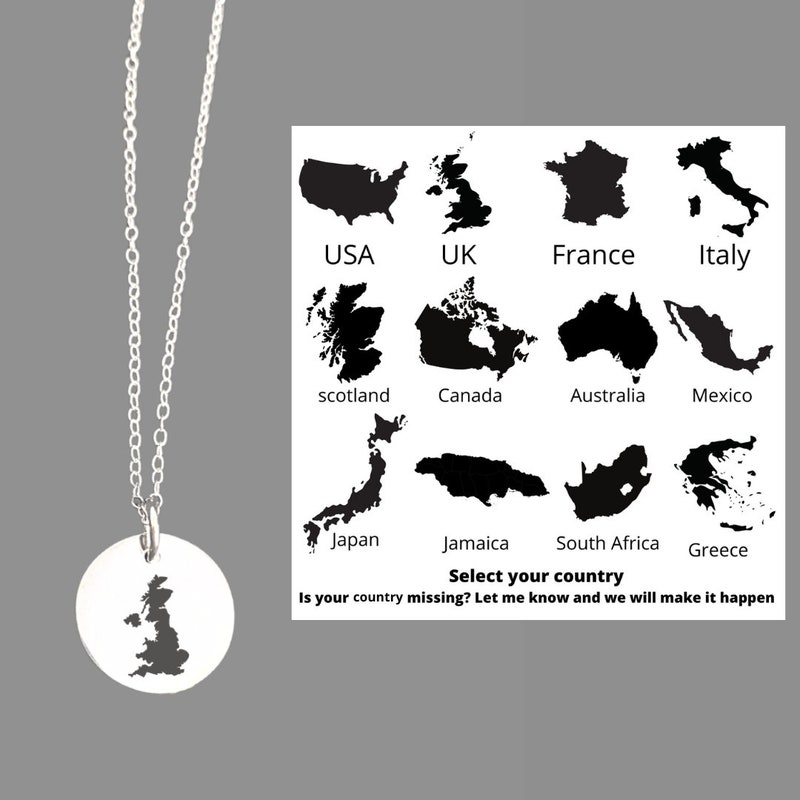 Country Necklace - Etsy