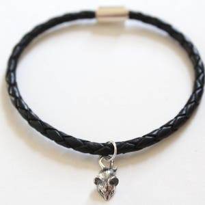 Sterling Silver Bracelet With Sterling Silver Mouse Charm, Tiny Mouse ...