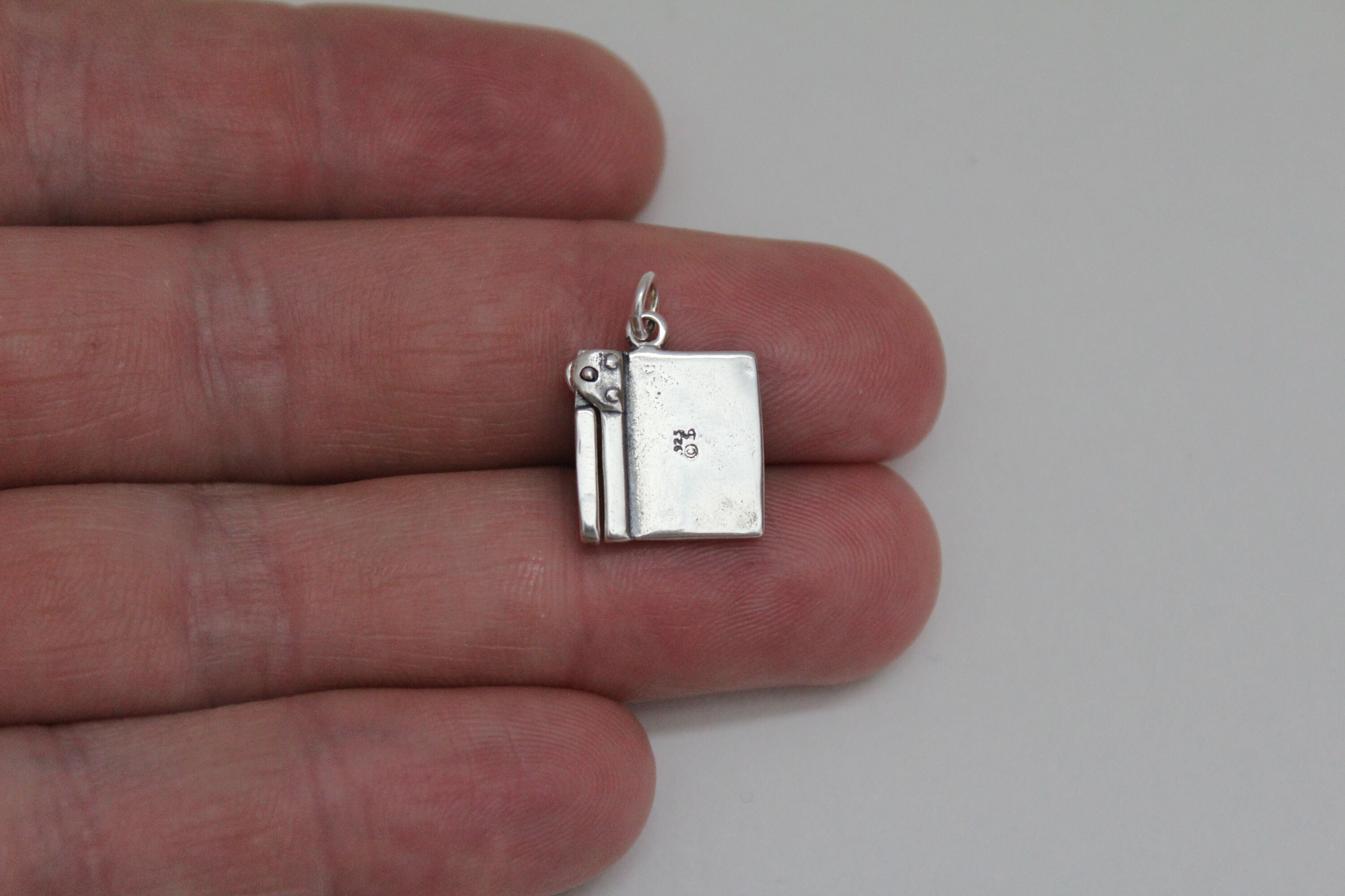 Sterling Silver Movie Clapboard Charm: Film Lover Gift - Etsy