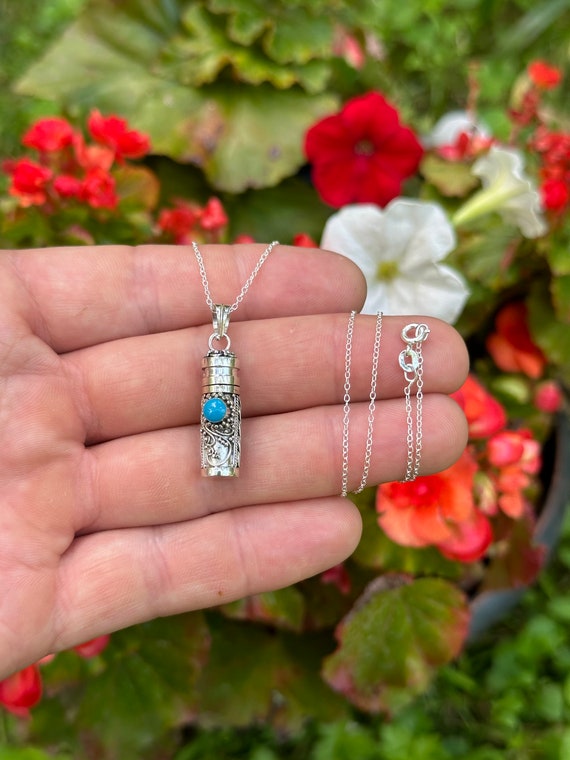 Silver keepsake necklace store