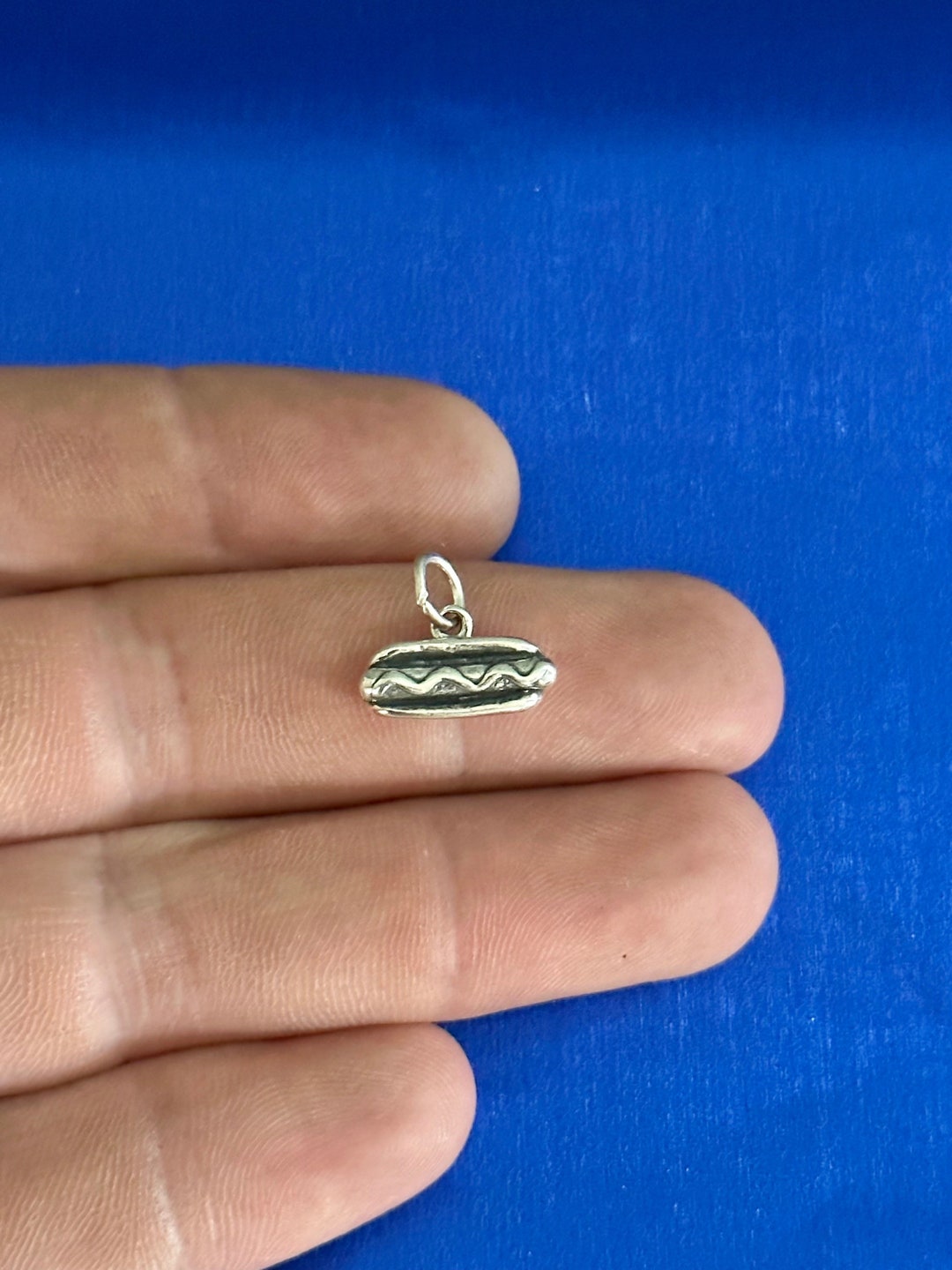 Sterling Silver 3D Hot Dog Charm: Foodie Pendant - Etsy
