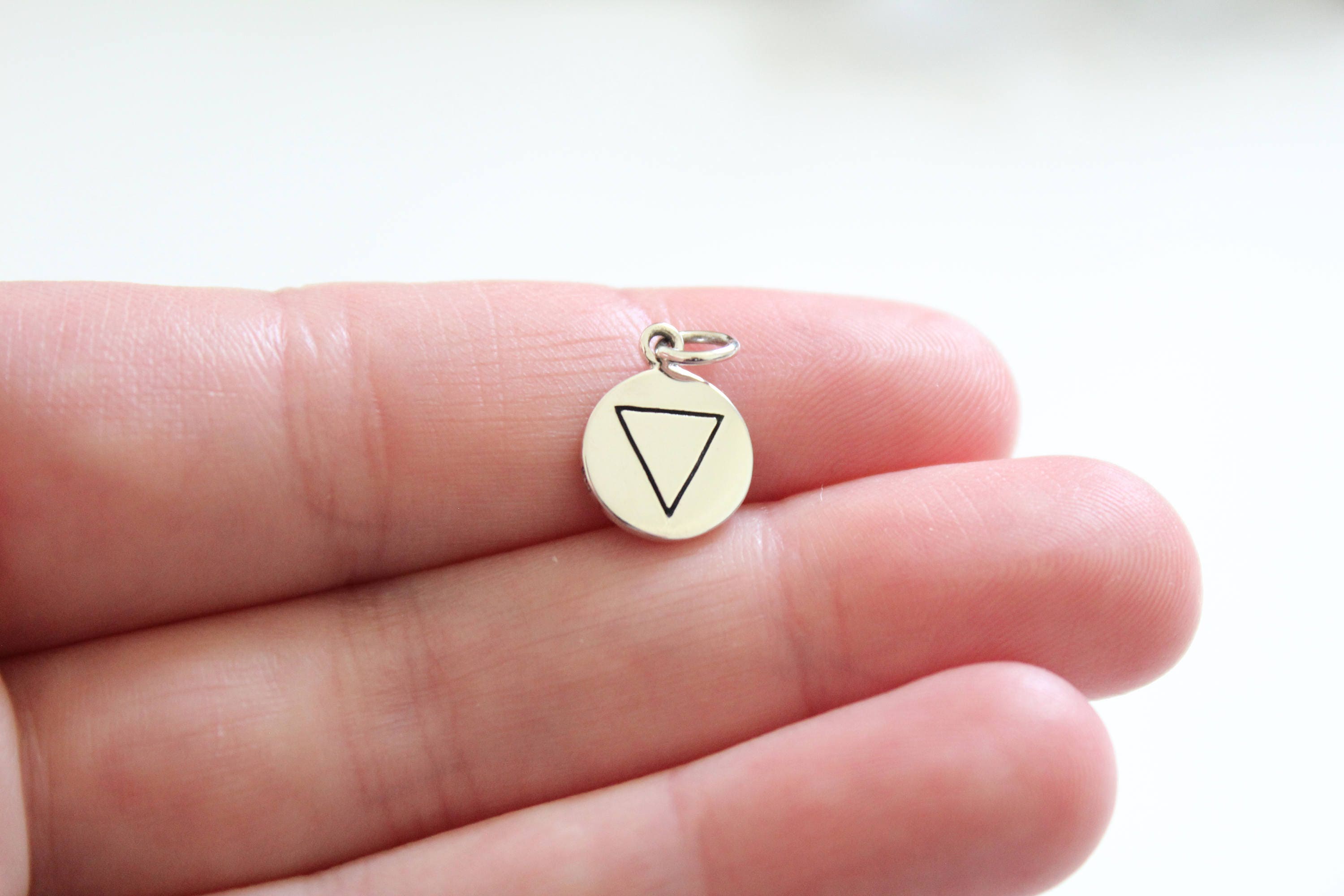 Sterling Silver Water Element Charm Ocean Wave Charm Water - Etsy