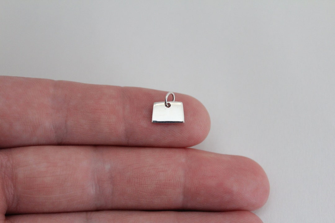 Sterling Silver Colorado State Charm Pendant - Etsy