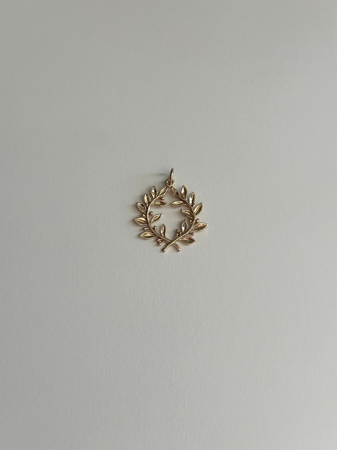 Bronze Laurel Wreath Victory Charm, Bronze Laurel Wreath Victory ...