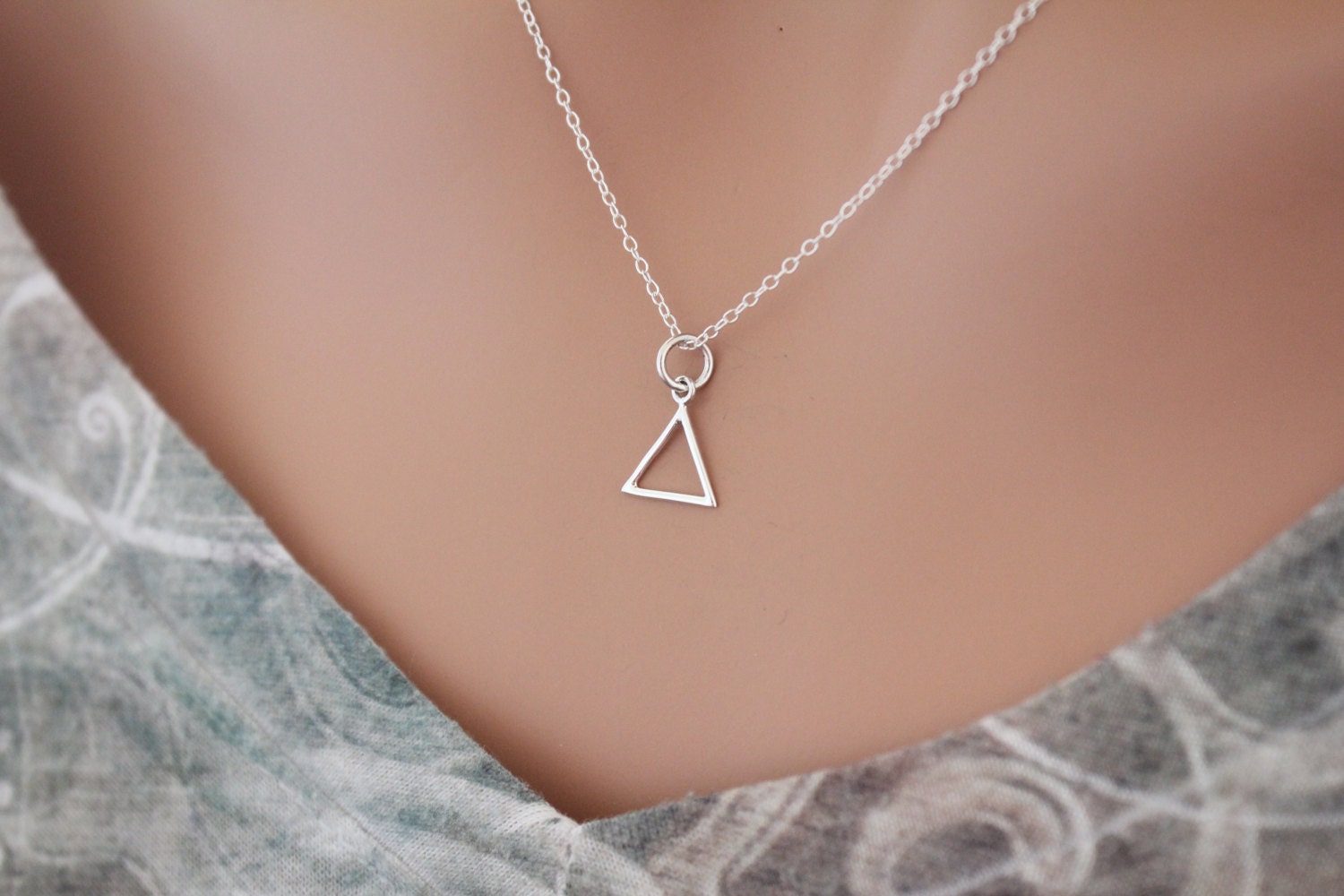 Sterling Silver Fire Element Charm Necklace Fire Element | Etsy