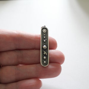 Sterling Silver Solar System Pendant Necklace, Silver Solar System ...