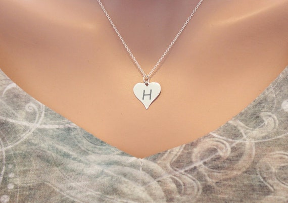 Sterling silver h necklace store