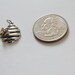 Sterling Silver Beehive Charm With Bronze Bee Silver Beehive - Etsy