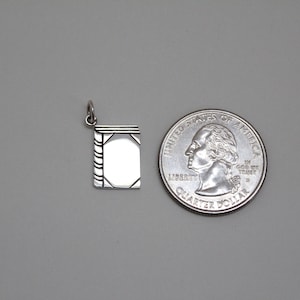 Sterling Silver Book Charm, Book Lover Charm, Gift for Bookworm ...