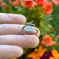 Silver Bubble Ring, Long Dome Shape, Open Work, Sterling Silver, .925 ...