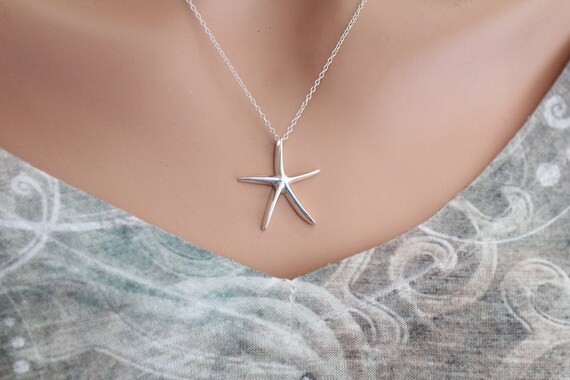 Etsy starfish necklace store