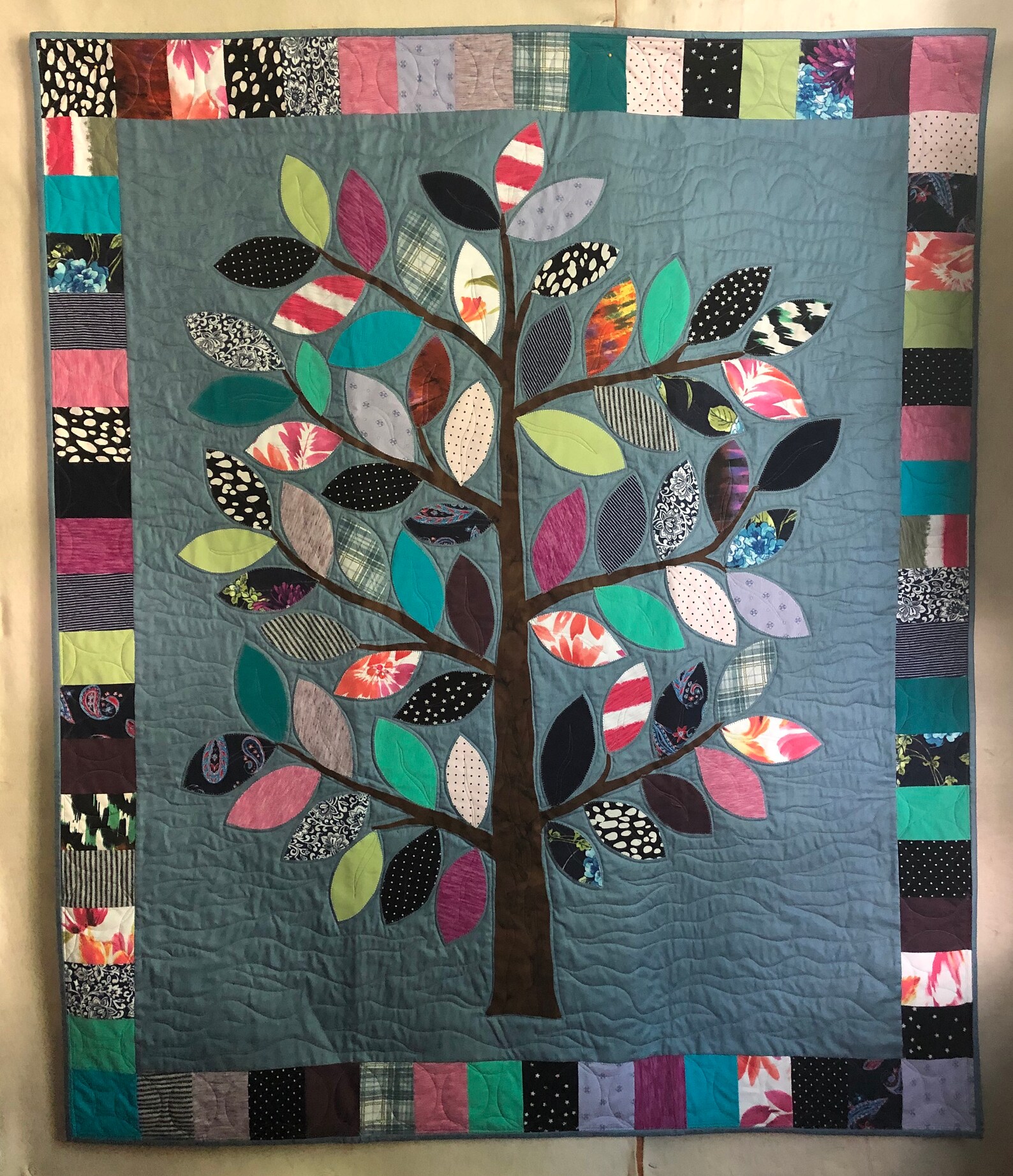 Memory Quilt Tree Applique 1 Deposit Only - Etsy