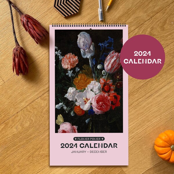 Flower Calendar - Etsy