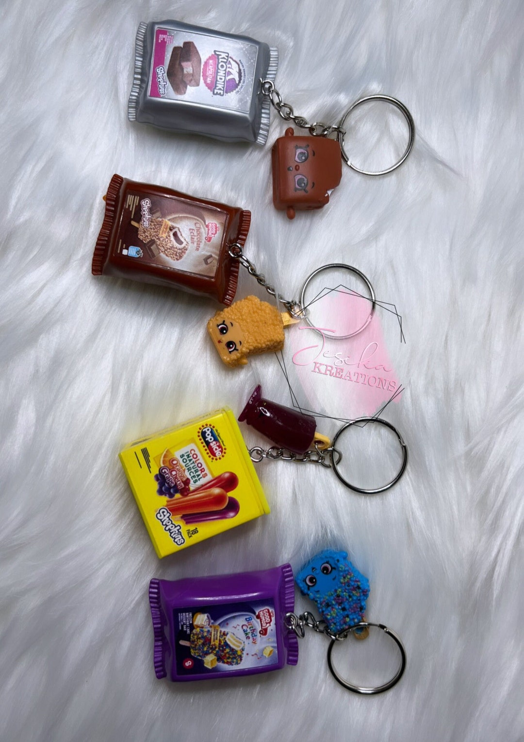 Mini Ice Cream Stash Keychains - Etsy
