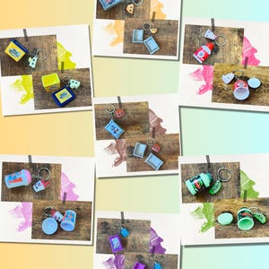 Mini Shopkins Food Stash Keychains / Fun Keychain / Mini Food / Unique ...