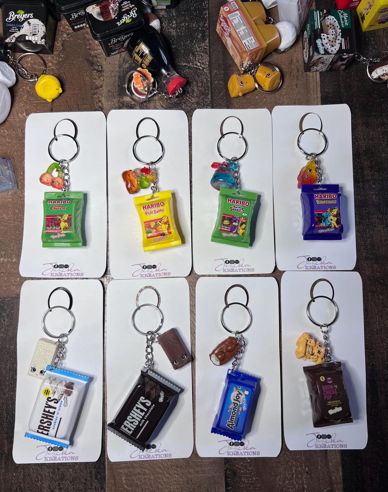 Mini Shopkins Food Stash Keychains / Fun Keychain / Mini Food / Unique ...