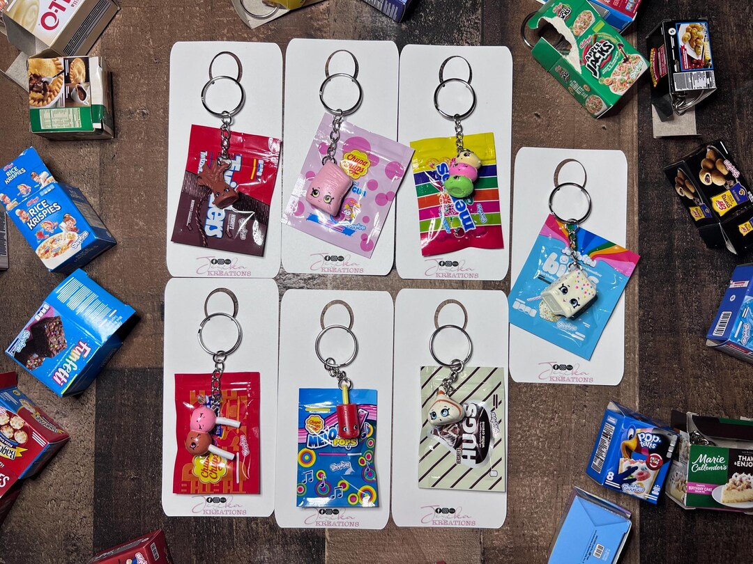 Mini Food KEYCHAINS - Etsy