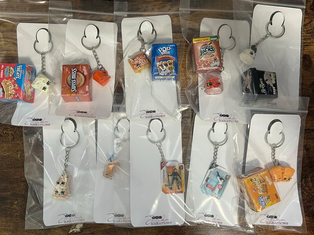 Mini Food KEYCHAINS - Etsy
