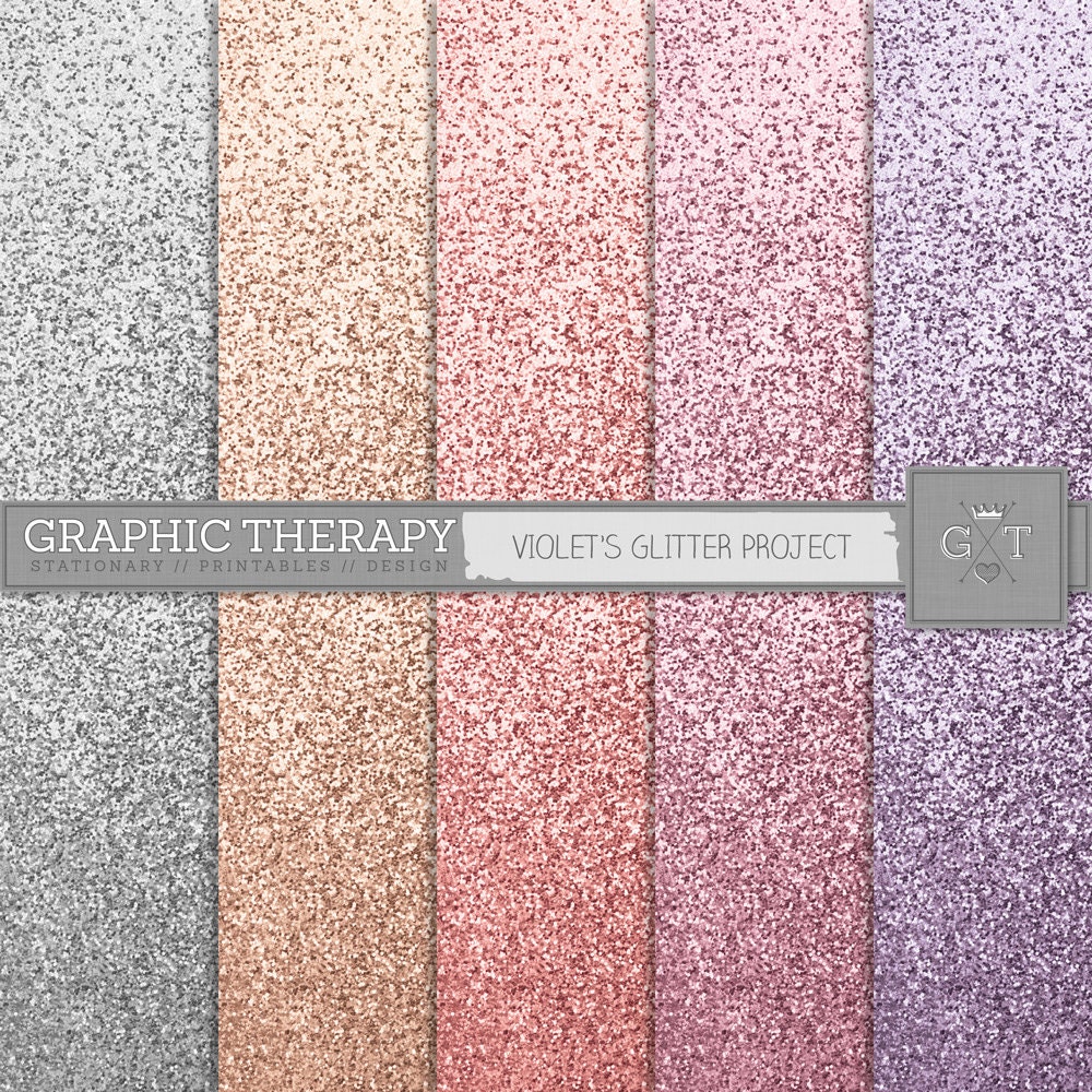 Glitter Digital Paper Pack, Glitter Paper in Spring Colors Available ...