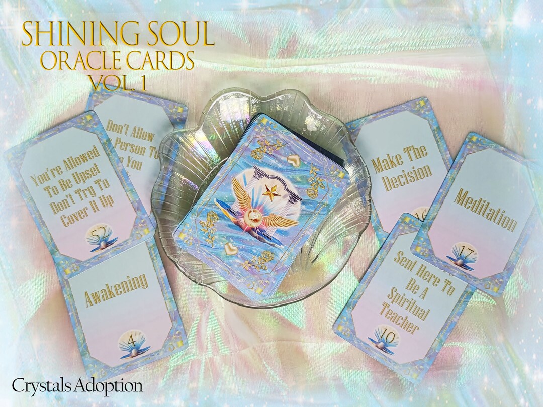 Shining Soul Oracle Cards Vol.1 80 Cards Divination Cards - Etsy