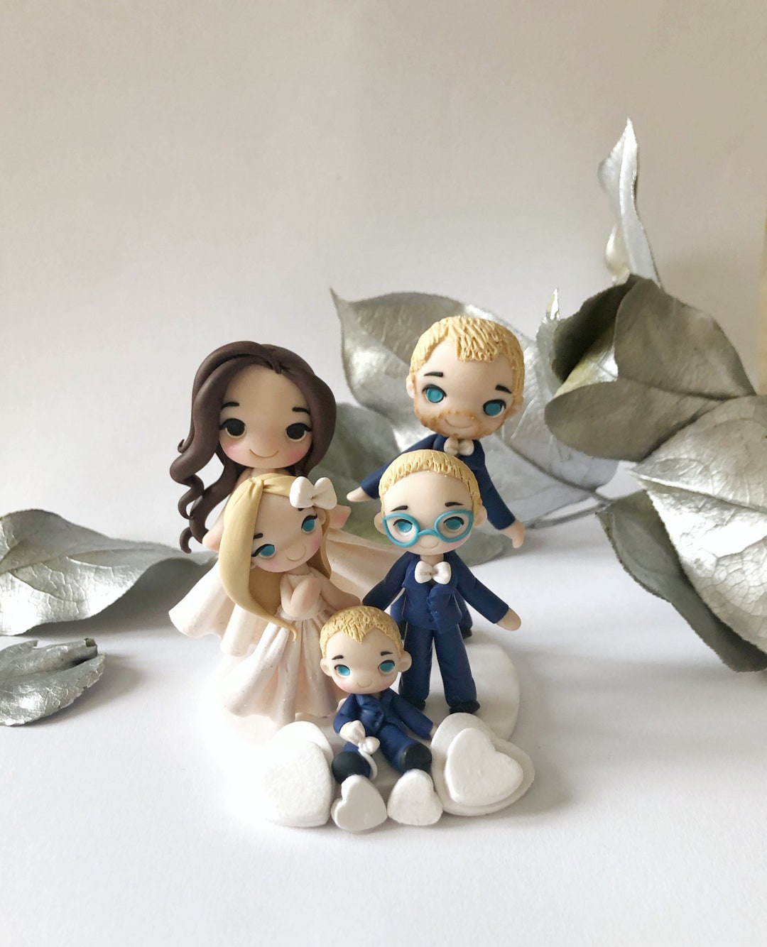 Basic Cake Topper Figurine, Customizable Gift for Wedding and ...