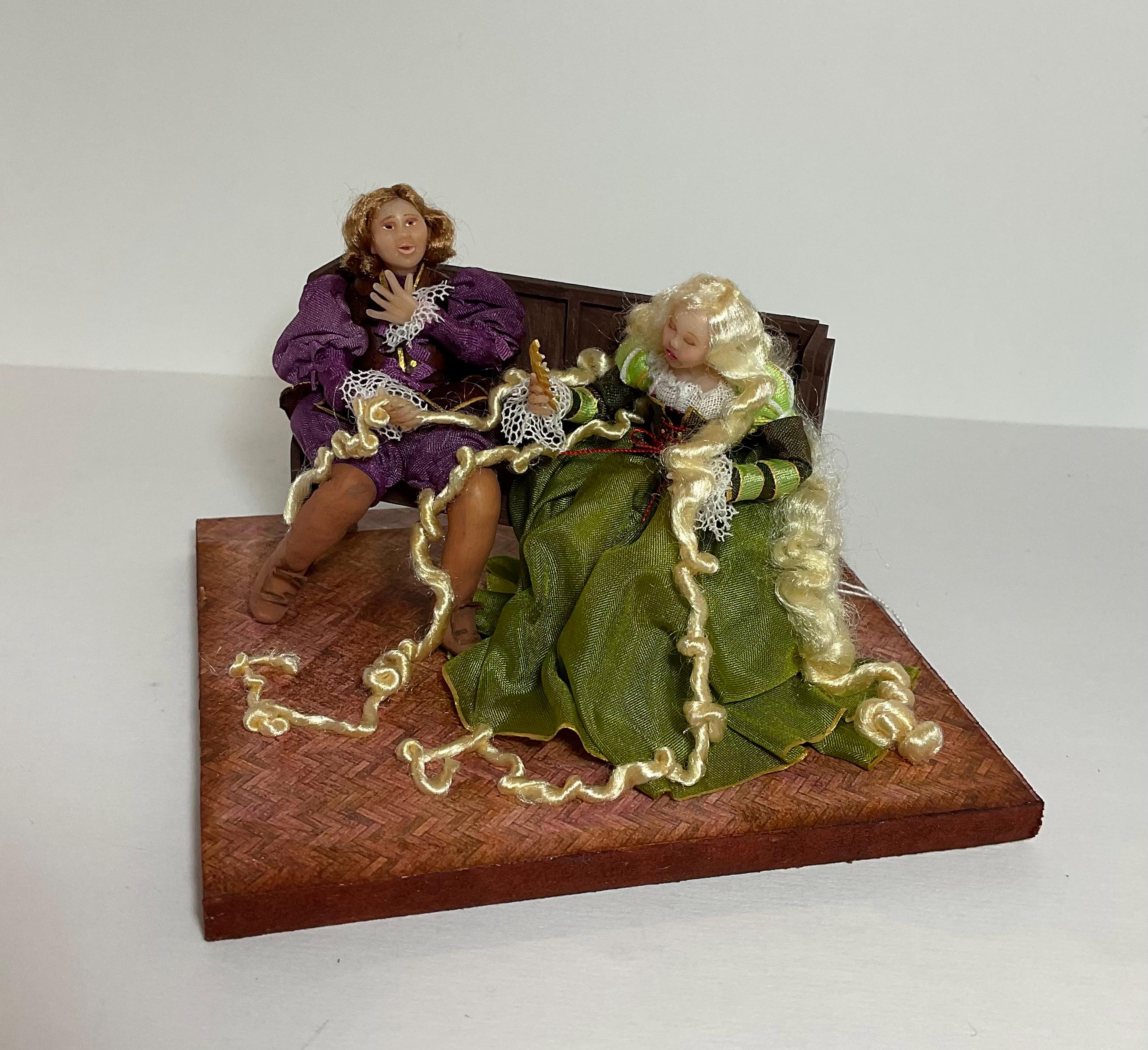1:24th (half) Scale Character Figures, Rapunzel and Prince. - Etsy