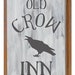 Tavern Sign Stencil, Colonial Sign Stencil, Crow Stencil, Paint Bar ...