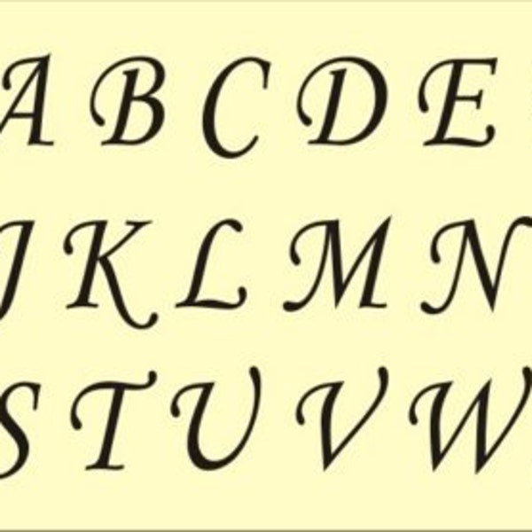 One Letter Monogram - Etsy