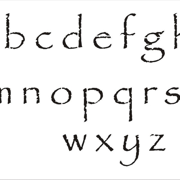 Letter Stencils - Etsy